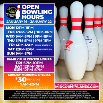 Bowling & Family Fun In Middletown, Delaware - Mid County Lanes And ...
