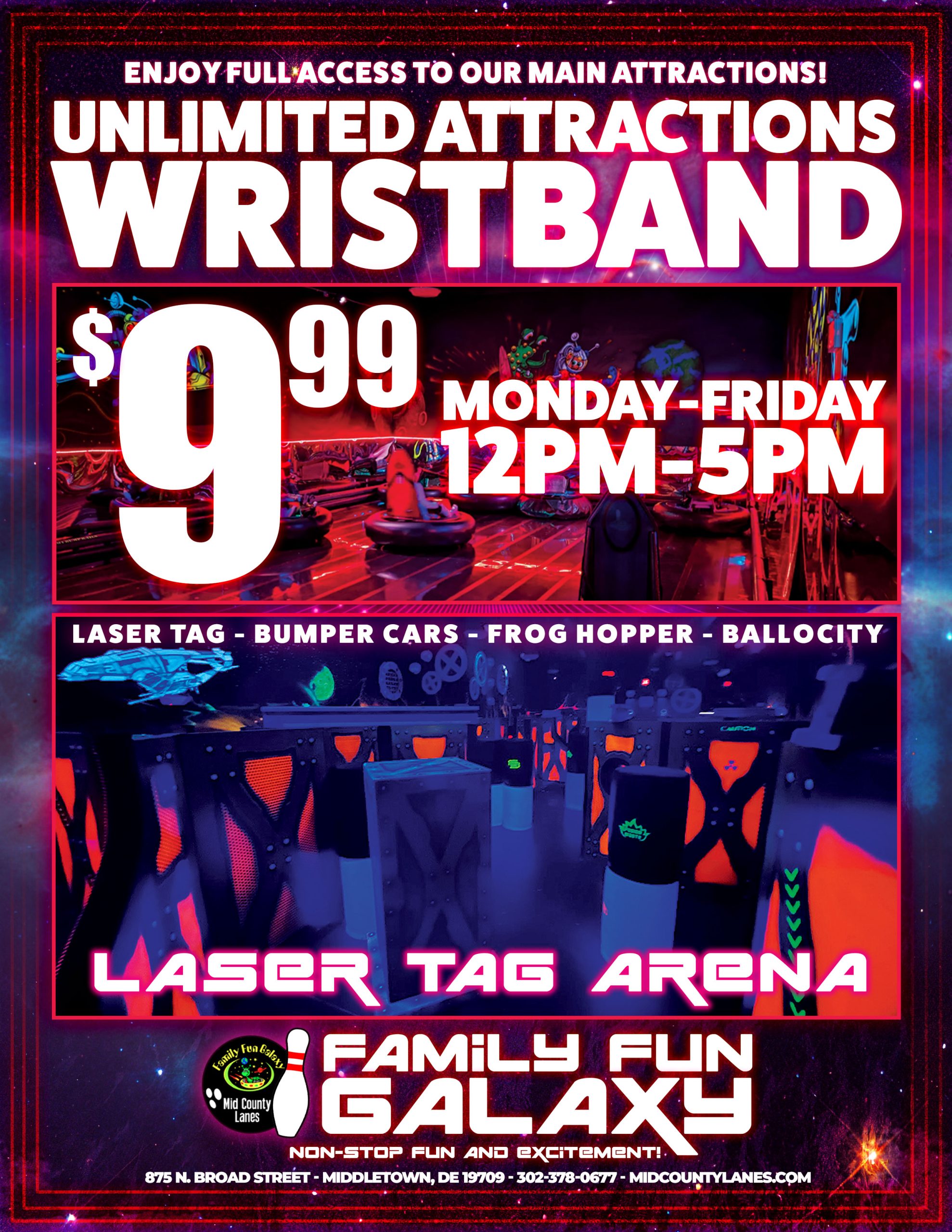 Family Fun Galaxy - Mid County Lanes And Entertainment