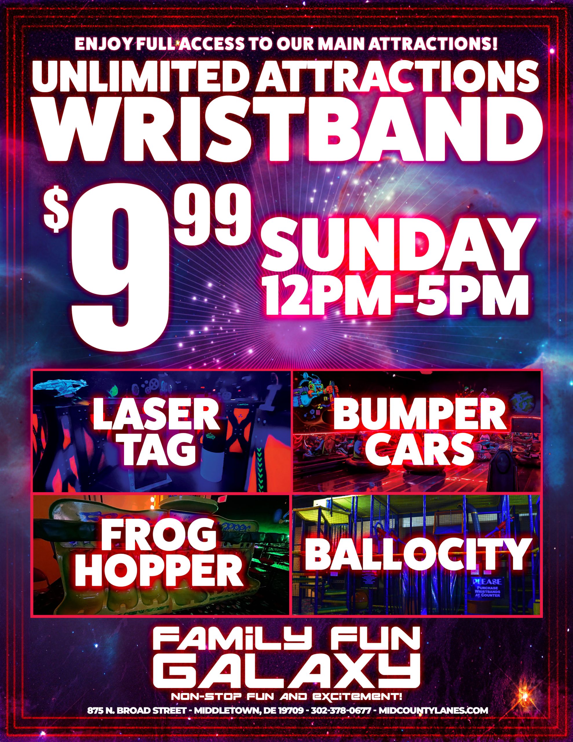 Family Fun Galaxy - Mid County Lanes And Entertainment