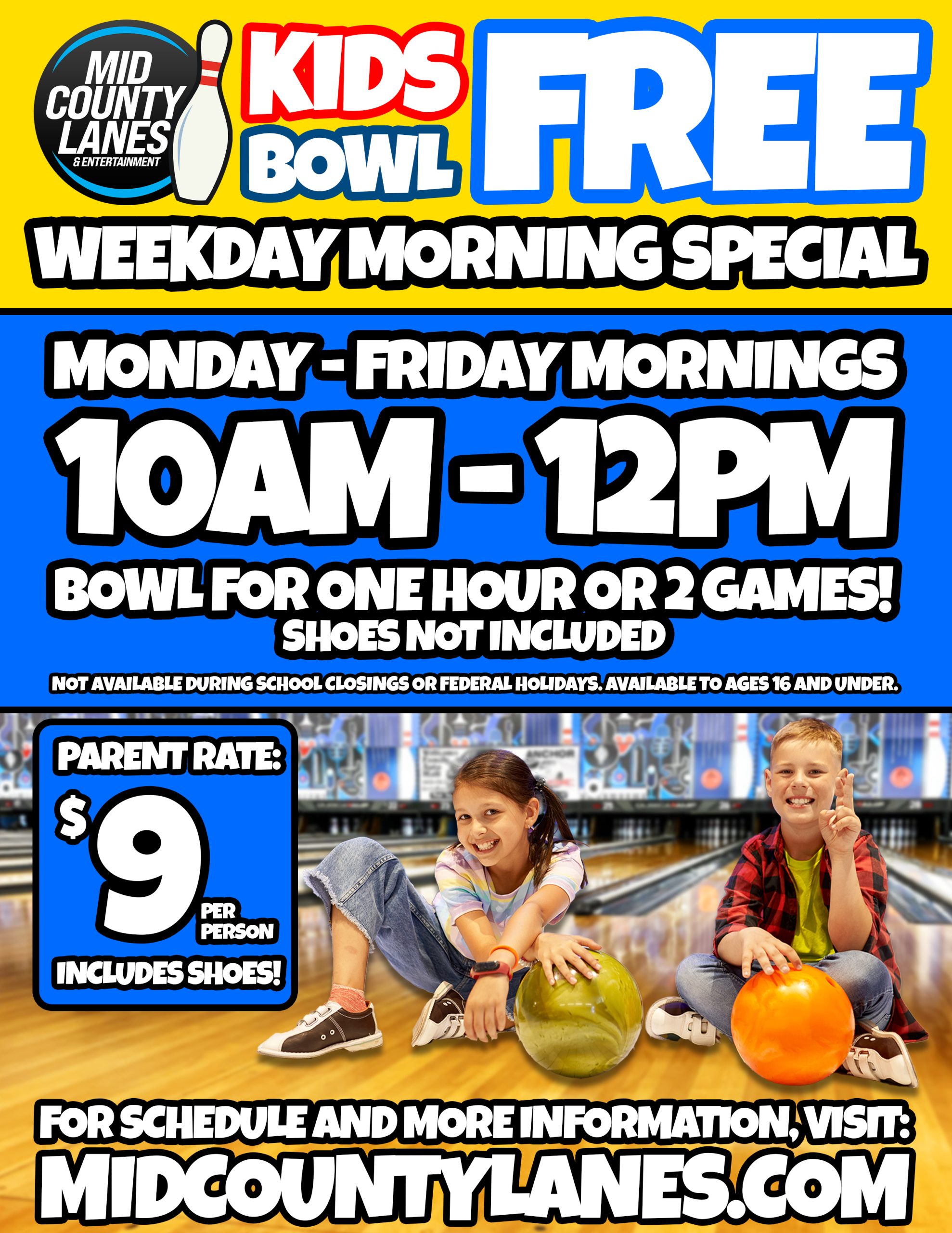 Specials - Mid County Lanes And Entertainment