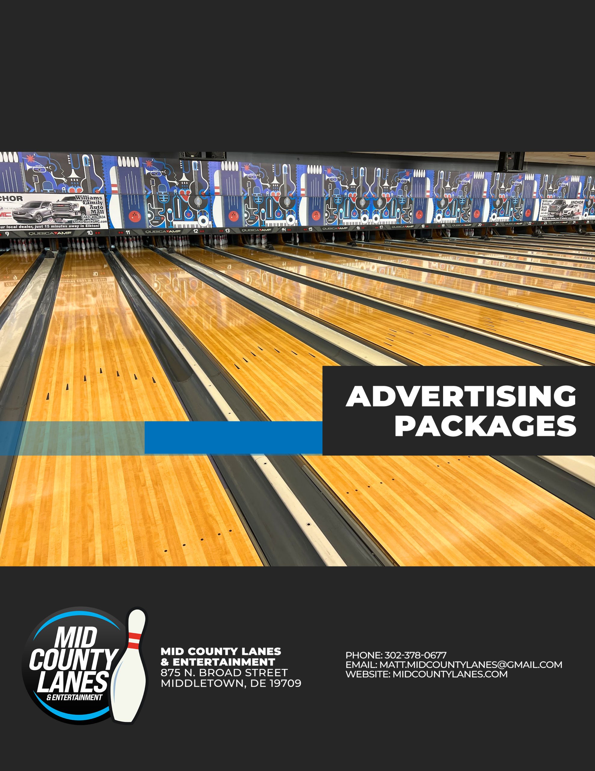 Advertise With Us! - Mid County Lanes And Entertainment